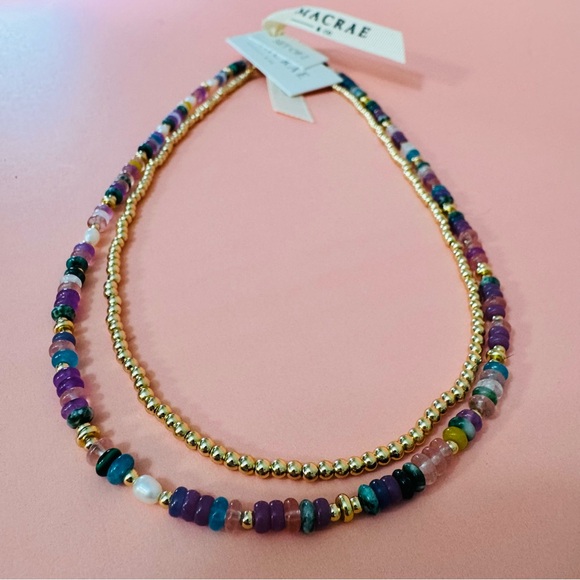 MACRAE & Co. | Jewelry | Macrae Co Set Of 2 Beaded Necklaces Nwt | Poshmark